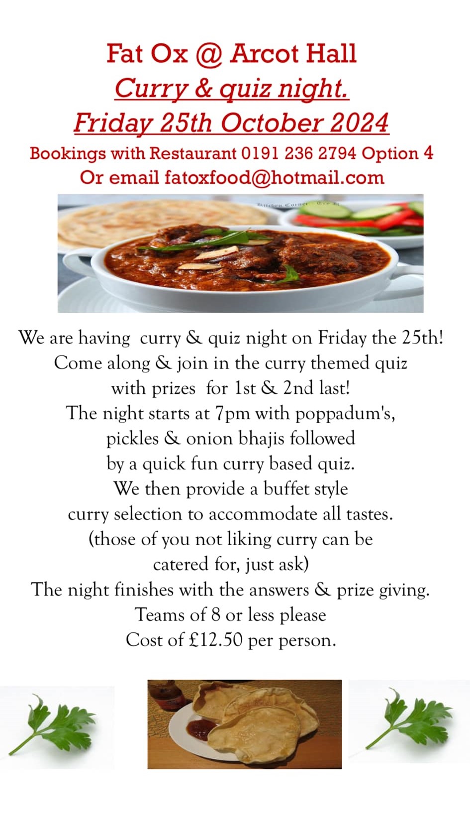 Restaurant - Arcot Hall Golf Club